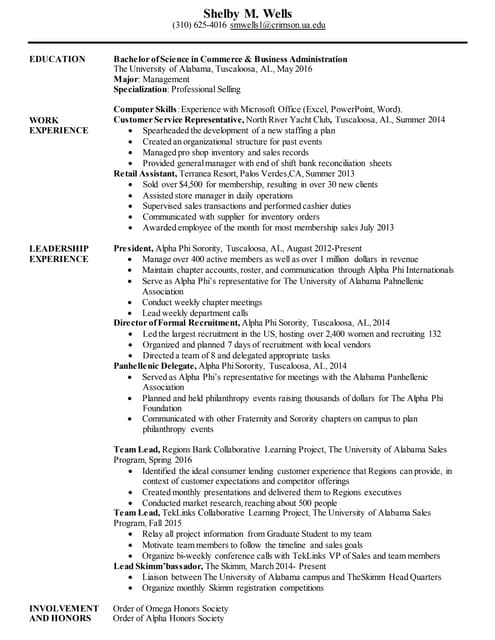 Michelle.Resume | PDF