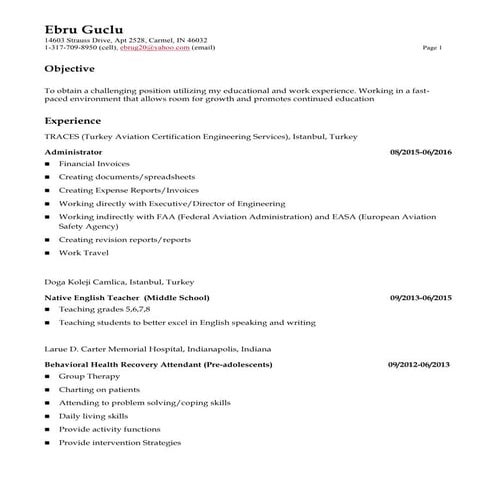 Resume_2016 | PDF