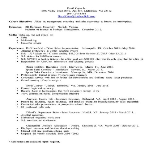 Justin Rodriguez Resume | PDF