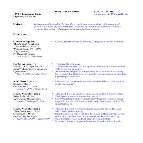 SAMPLE RESUME | PDF