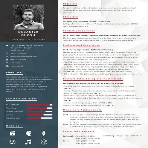 Resume 2019 for Post-Graduation Degree | PDF