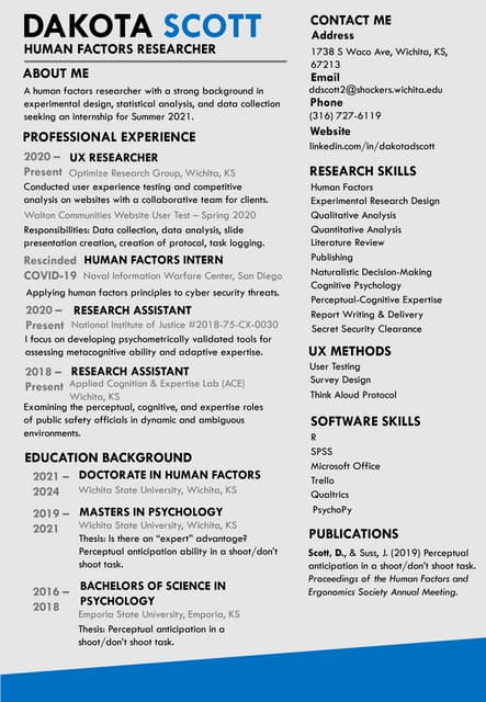 Facebook resume 10122020 | PDF