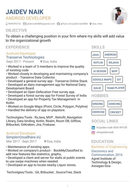 Resume (2) (1) | PDF | Technology & Computing