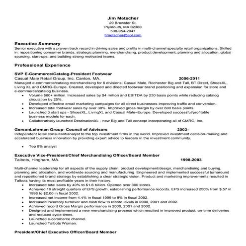 Resume 2010e | DOC