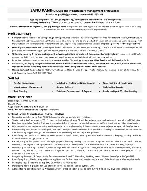 Resume: DevOps/Technology Architect - Satya Prakash | PDF