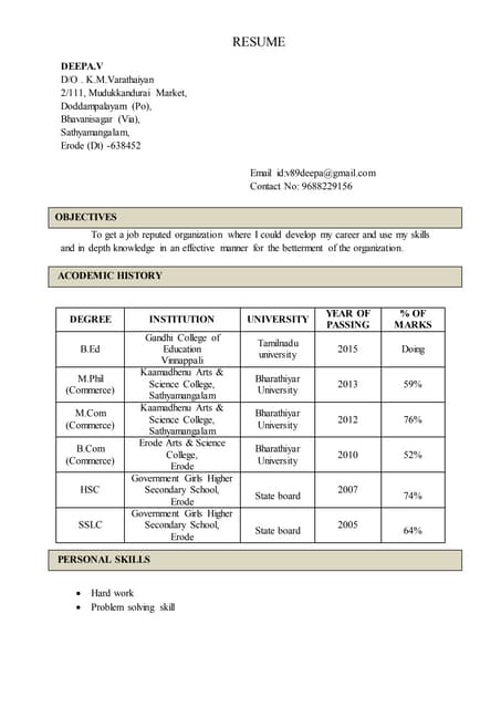 R.muthukumar curriculum vitae 1 | DOCX | Business Expos & Conferences ...