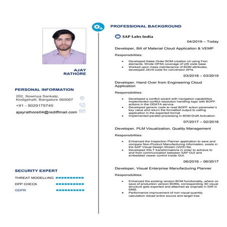 Resume ajay rathore | PDF