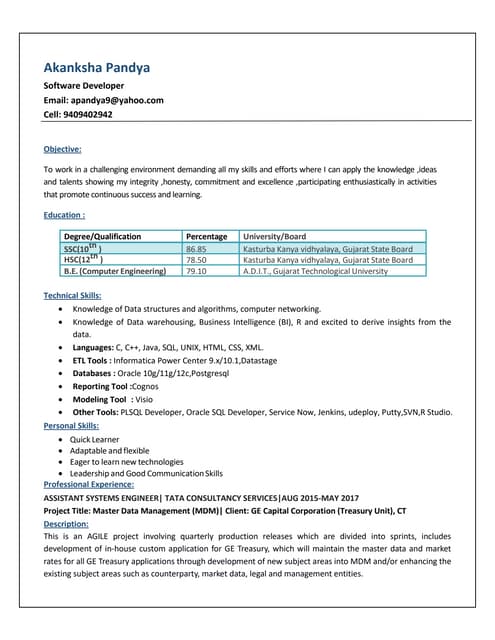 Resume | PDF