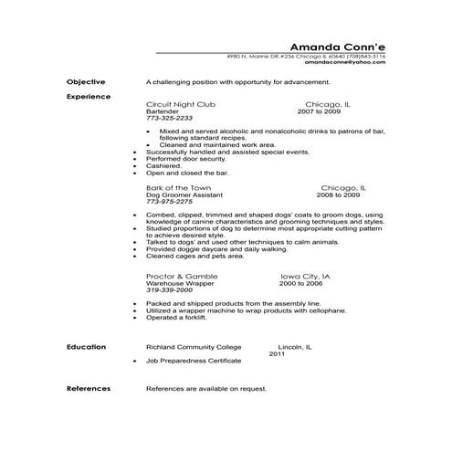 Amanda Conne | DOC