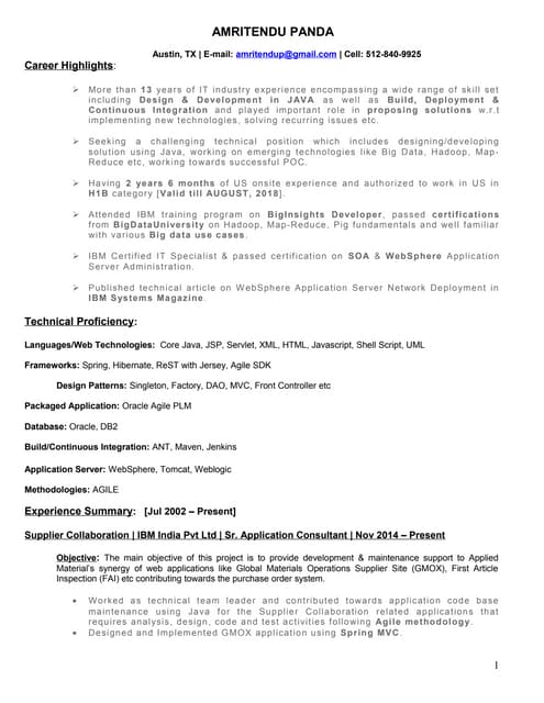 Chandru Resume | PDF