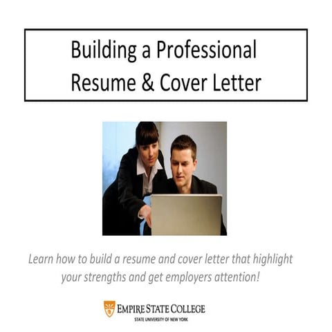 Cover Letter & Resume Writing | PPT