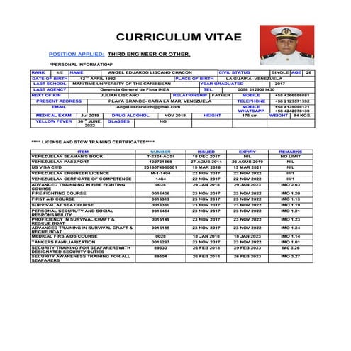 Resume angel liscano | PDF