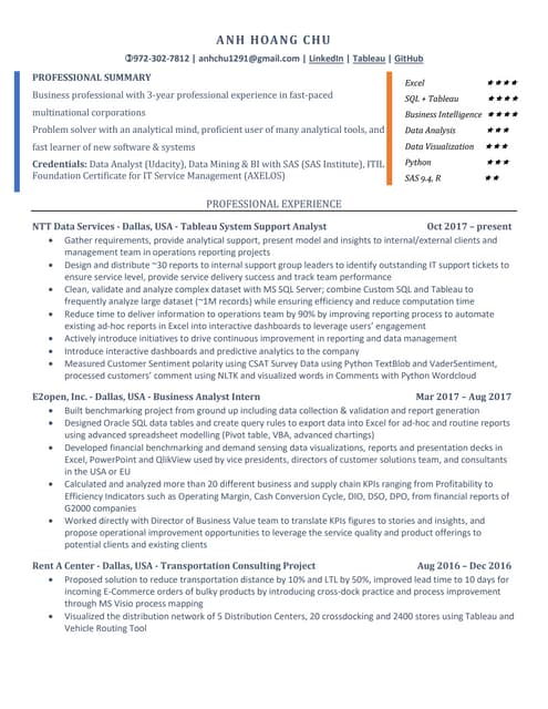 Resume Hernando 2017 | PDF