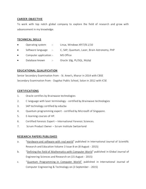 Cfe (ifs) Dr.anitya Gupta presentations