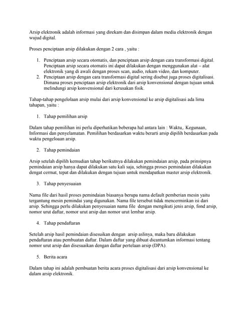 Arsip digital | PPT