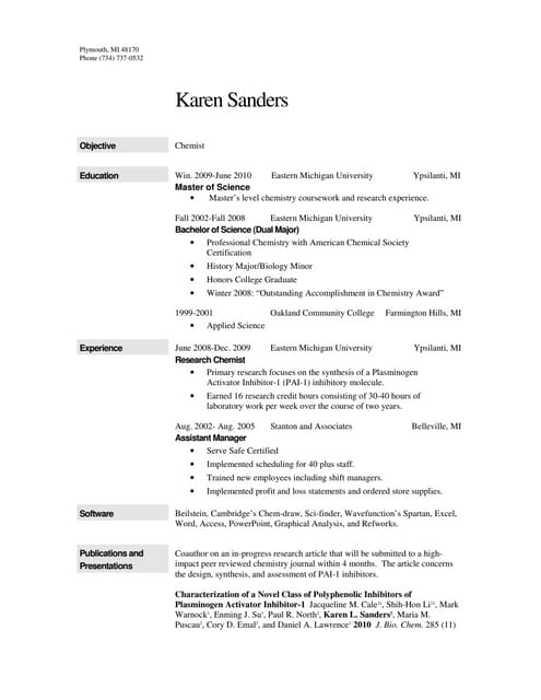 Resume template2 | PDF
