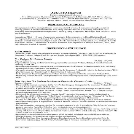 RESUME RAUL COZ 2015 | DOCX