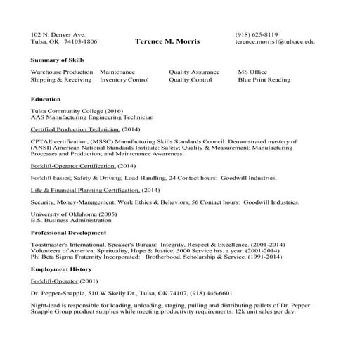 NICK RESUME 2015 | DOC