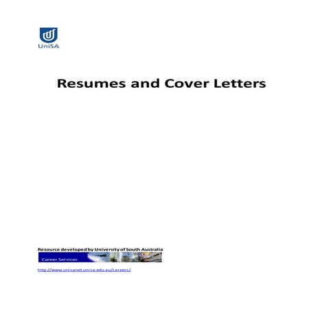 Resume booklet | DOCX