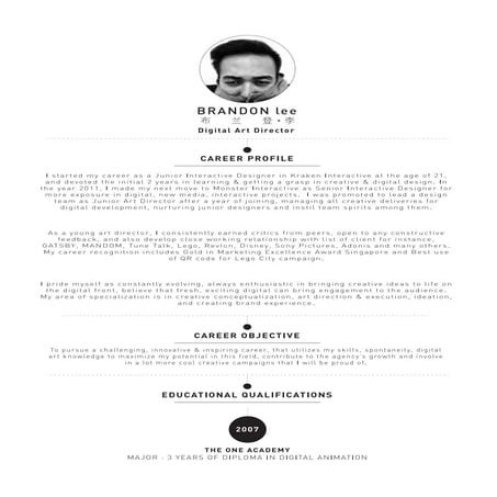 Resume of Brandon Lee | PDF