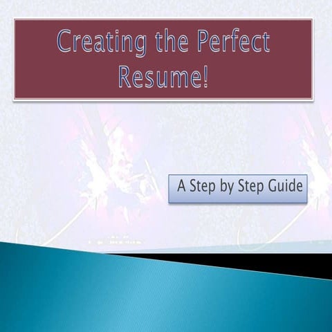 Resume builder | PPTX
