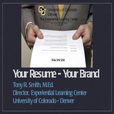 Resume Building Workshop | PPT