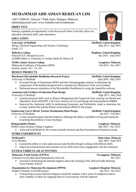RESUME-NUR HIDAYAH MOHD SANIP | PDF