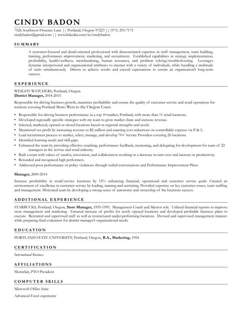 Shauna Gibson Professional Resume | PDF