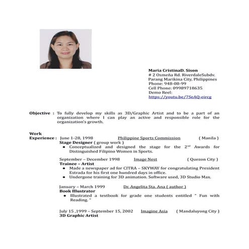 Resume cv2015 v04 | PDF