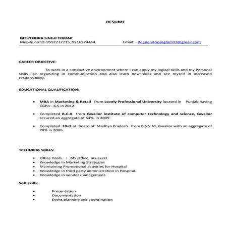 talha CV | DOC