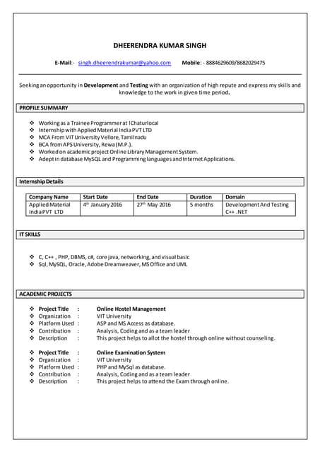 Resume | PDF