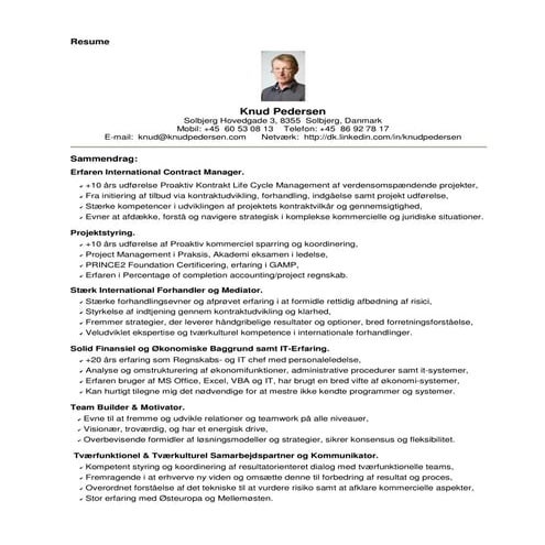 Resume (dk) | PDF