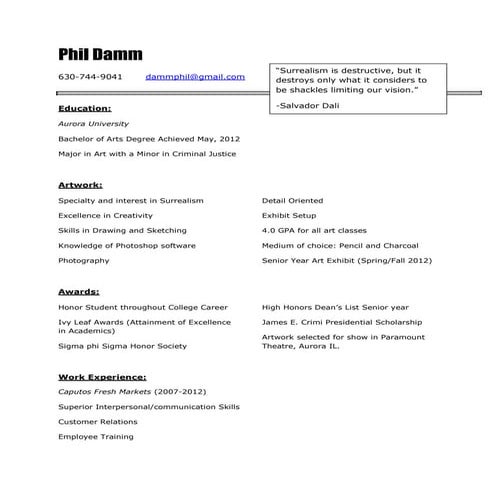 Resume draft | PDF