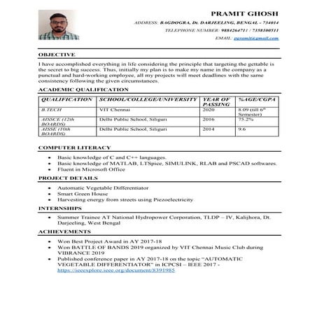 My Resume | PDF
