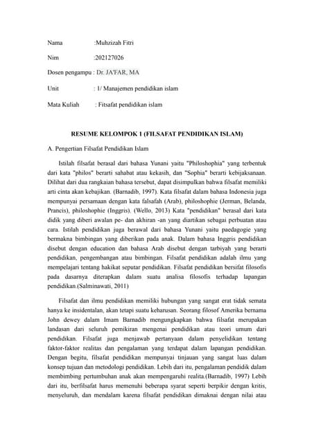 RESUME FILSAFAT PENDIDIKAN.docx