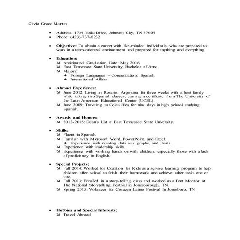 Resume final | PDF