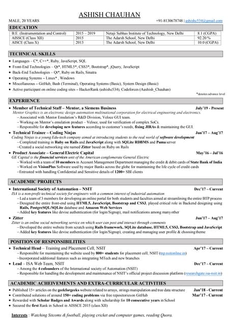 Resume | PDF