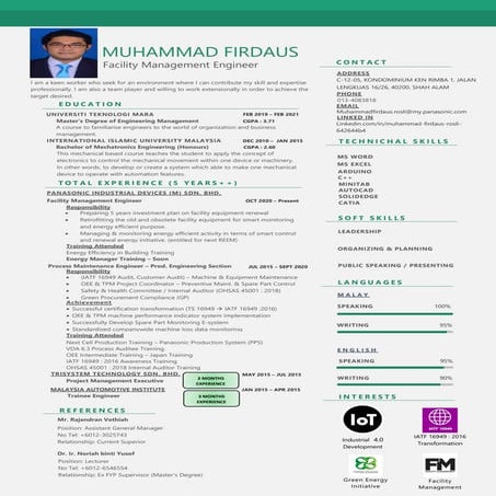 FIRDAUS ROSLI RESUME | PDF