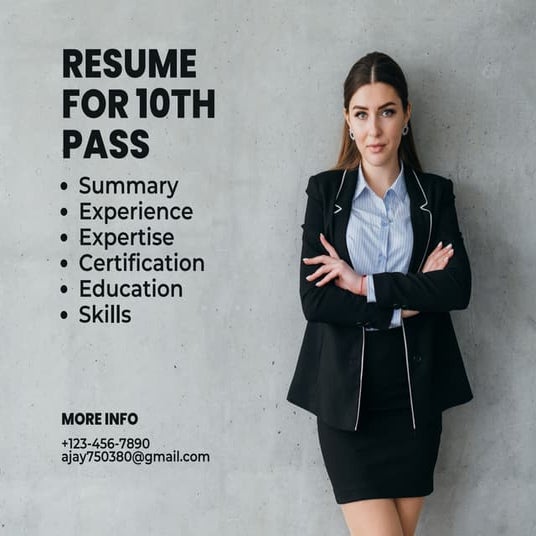 Resume For 10th Pass | PDF