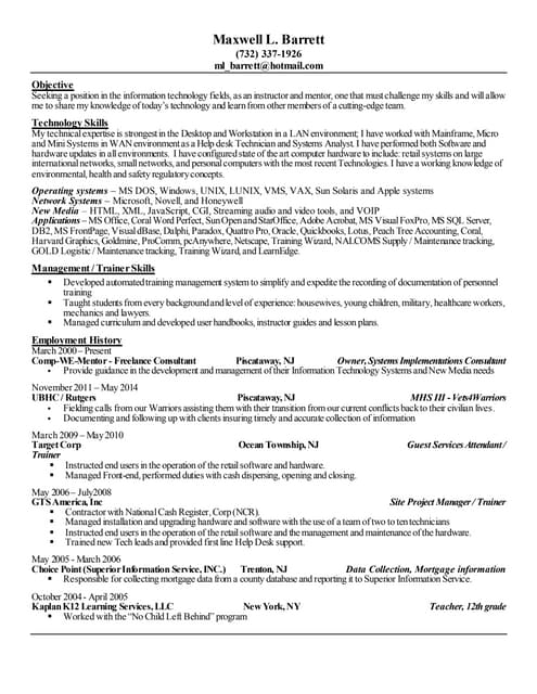 Maxwell Campbell resume 2016 (1) | PDF