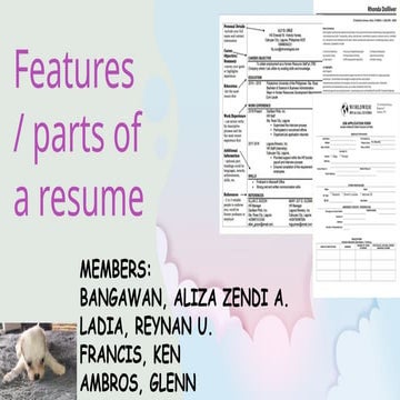 RESUME (FIL 12) Power point Presentation | PPTX
