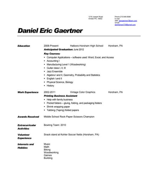 Resume- Dexter Presley | PDF