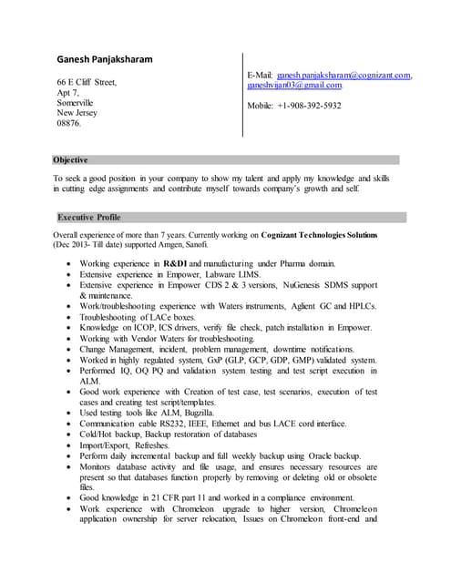 Jimmy's Resume | DOC