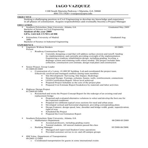 Resume Iago Vazquez | DOC