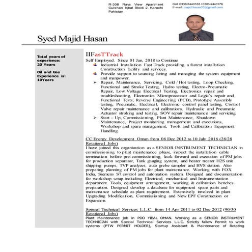 Resume iif 2020 | DOC