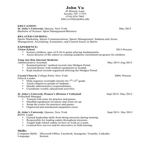 Resume improved | PDF