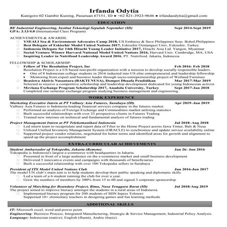 Resume irfanda odytia | PDF