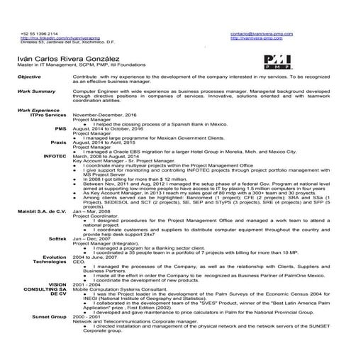 Resume ivan rivera_2017-v1.0-en | PDF