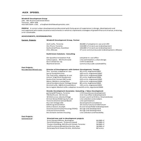 Resume January 2017 | DOCX | Developmental Sites | Real Estate