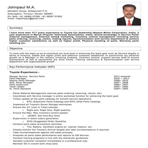 Resume john | PDF